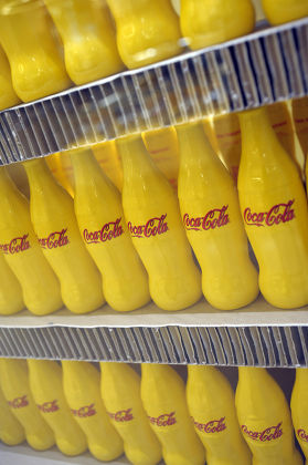 Yellow Coke Bottles Just One Limited Editorial Stock Photo - Stock ...