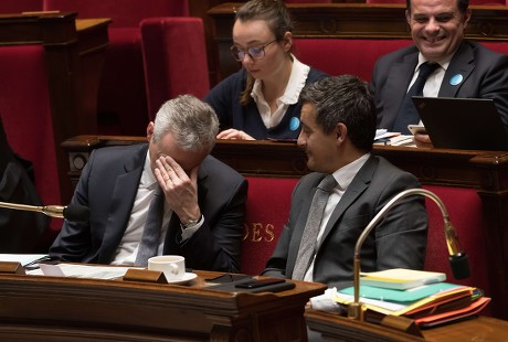 Debate on an exceptional surtax on large companies, Paris, France - 06 ...
