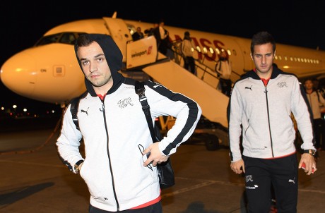 Switzerlands National Team Soccer Players Xherdan Editorial Stock Photo ...