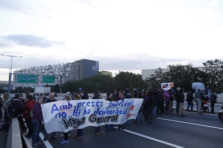 Protesters Hold Banner That Reads Political Editorial Stock Photo ...