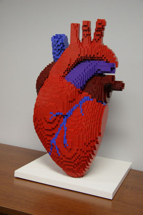 Human Heart Lego Sculpture Editorial Stock Photo - Stock Image ...