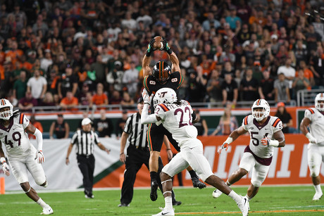 NCAA Football: Virginia Tech vs Miami, Miami Gardens, USA - 04 Nov 2017 ...
