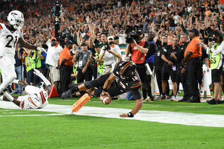 Malik Rosier 12 Miami Action During Editorial Stock Photo - Stock Image ...