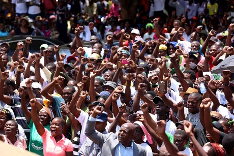 Thousands Zimbabwe African National Union Zanu Editorial Stock Photo ...