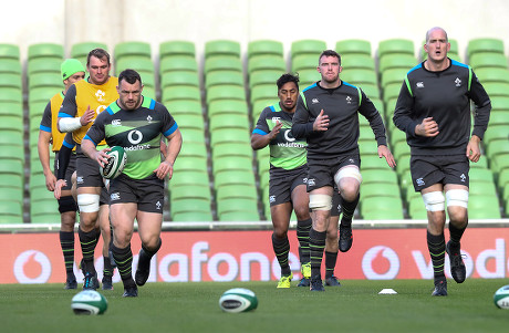 Ireland Rugby Captain's Run, Aviva Stadium, Dublin - 10 Nov 2017 Stock ...