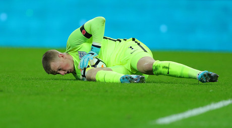 Jordan Pickford Goalkeeper England Saves During Editorial Stock Photo ...