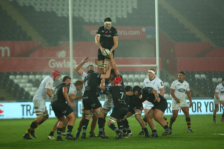 Rory Thornton Ospreys Wins Lineout Ball Editorial Stock Photo - Stock ...