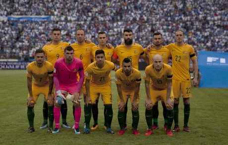 Starting Eleven Australian Soccer Team Pose Editorial Stock Photo ...
