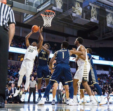 Wake Forest Forward Terrence Thompson 20 Editorial Stock Photo - Stock ...