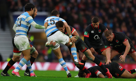 Henry Slade England Rugby Tackles Joaquin Editorial Stock Photo - Stock ...