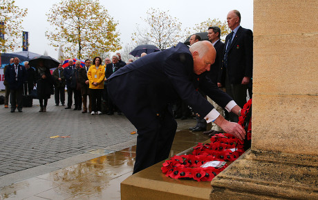 Rfu President John Spencer Lays Wreath Editorial Stock Photo - Stock ...