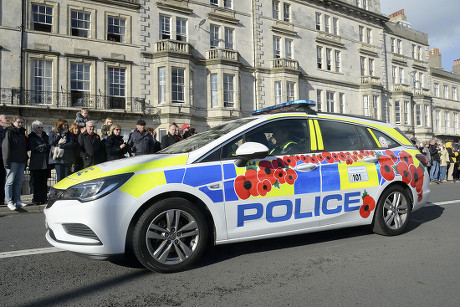 Poppy Branded Police Car Remembrance Day Editorial Stock Photo - Stock ...