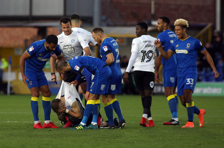 Tom Soares Afc Wimbledon Grabs Marcus Editorial Stock Photo - Stock ...