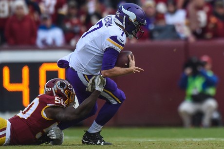Washington Redskins Linebacker Martrell Spaight 50 Editorial Stock ...