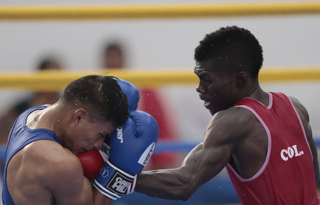 Colombian Boxer Yuberjen Martinez R Fights Editorial Stock Photo ...