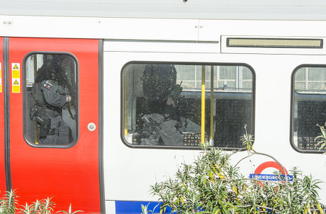 Armed Police Walk Through Carriage Tube Editorial Stock Photo - Stock ...
