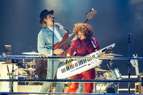 __COUNT__ Arcade Fire in concert, Frank Erwin Center, Austin, Texas ...