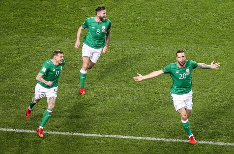 Republic Ireland Vs Denmark Shane Duffy Editorial Stock Photo - Stock ...
