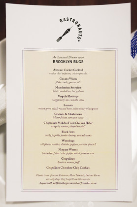 View Menu Ten Course Dinner Dishes Editorial Stock Photo - Stock Image ...
