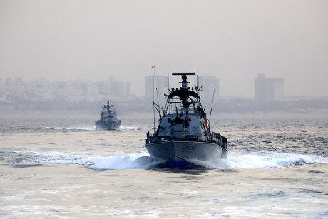 Israeli Naval Patrol Vessels Dvora Perform Editorial Stock Photo ...