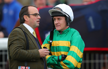 Trainer Alan King Talks Jockey Barry Editorial Stock Photo - Stock ...
