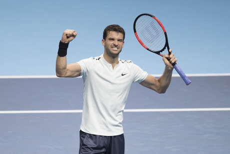 Grigor Dimitrov Bulgaria Celebrates His Straight Editorial Stock Photo ...