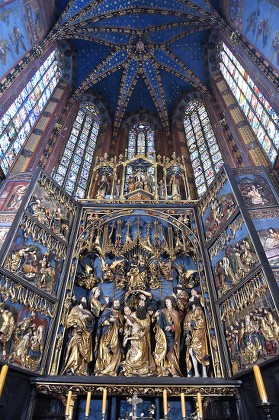 View Veit Stoss Altarpiece After 1st Editorial Stock Photo - Stock ...