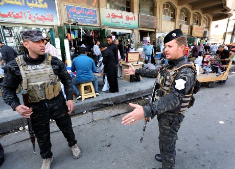 Iraqi Soldiers Emergency Gesture They Stand Editorial Stock Photo ...