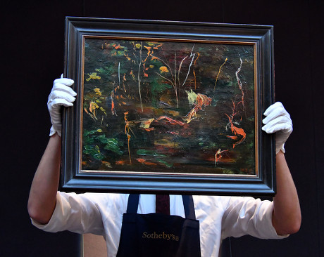 Sir Winston Churchill Goldfish Pool Chartwell Editorial Stock Photo ...
