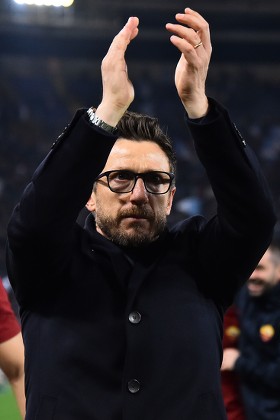Roma Coach Eusebio Di Francesco Editorial Stock Photo - Stock Image ...