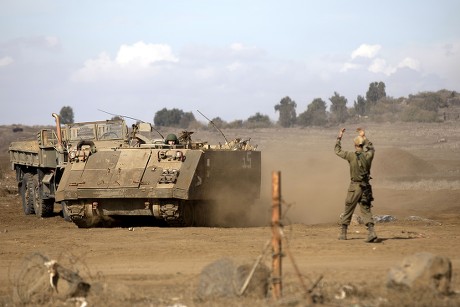 Israeli Armored Personnel Carrier Apc Take Editorial Stock Photo ...