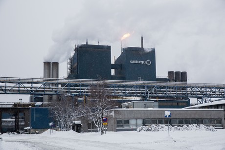 Smoke Arises Outokumpu Steel Mill Facilities Editorial Stock Photo ...