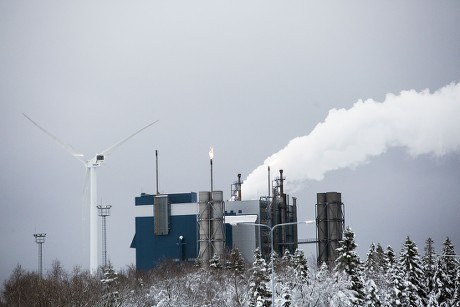 Smoke Arises Outokumpu Steel Mill Facilities Editorial Stock Photo ...