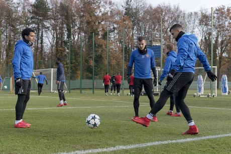 FC Basel training, Switzerland - 21 Nov 2017 Stock Pictures, Editorial ...