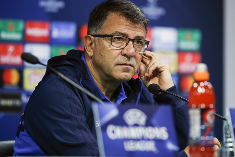 Olympiacos Head Coach Takis Lemonis Attends Editorial Stock Photo ...