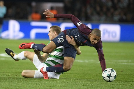 Jozo Simunovic Pulls Down Kylian Mbappe Editorial Stock Photo - Stock ...