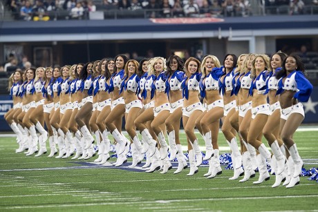 Dallas Cowboys Cheerleaders Kick Line Editorial Stock Photo - Stock ...