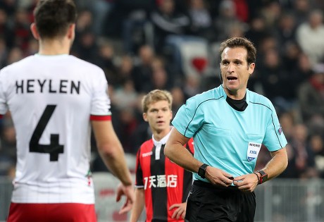 Italian Referee Luca Banti Reacts During Editorial Stock Photo - Stock ...