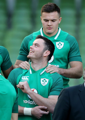Ireland Rugby Captain's Run, Aviva Stadium, Dublin - 24 Nov 2017 Stock ...