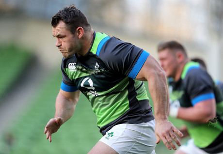 Ireland Rugby Captain's Run, Aviva Stadium, Dublin - 24 Nov 2017 Stock ...