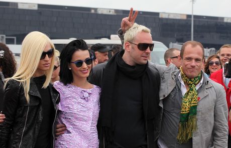 Celebrities arriving at Vienna International Airport, Austria - 15 May ...