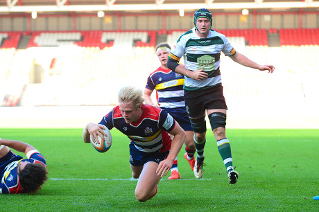 Dan Thomas Bristol Rugby Scores His Editorial Stock Photo - Stock Image ...