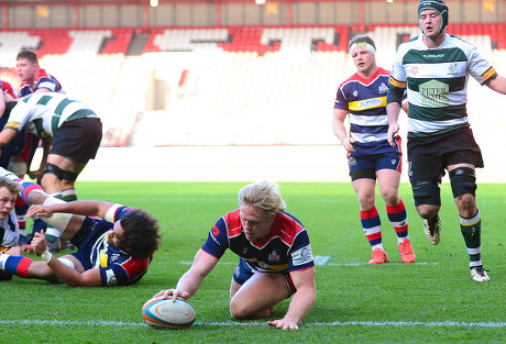 Dan Thomas Bristol Rugby Scores His Editorial Stock Photo - Stock Image ...