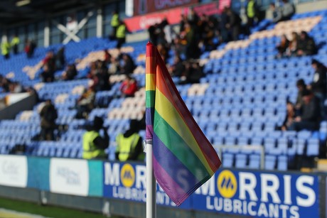 Rainbow Flags During Efl Sky Bet Editorial Stock Photo - Stock Image ...