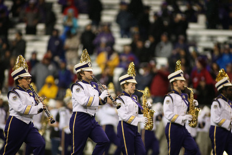 Washington Huskies Marching Band Takes Field Editorial Stock Photo ...