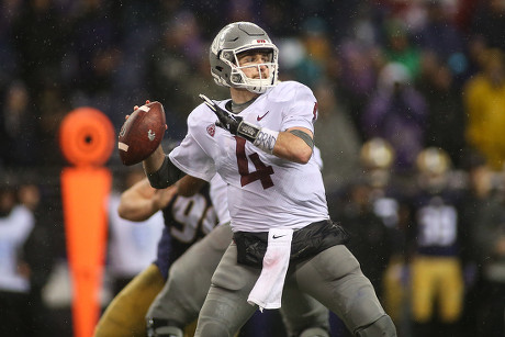 Washington State Cougars Quarterback Luke Falk Editorial Stock Photo ...