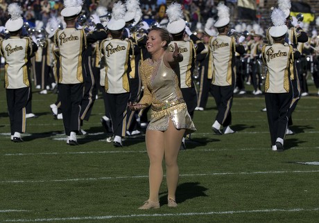 Purdue Golden Girl Performs During Ncaa Editorial Stock Photo - Stock ...