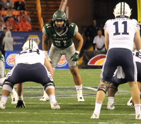 imágenes de NCAA Football: BYU at Hawaii, Honolulu, USA - 26 Nov 2017 ...