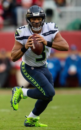 Seattle Seahawks Quarterback Russell Wilson 3 Editorial Stock Photo ...