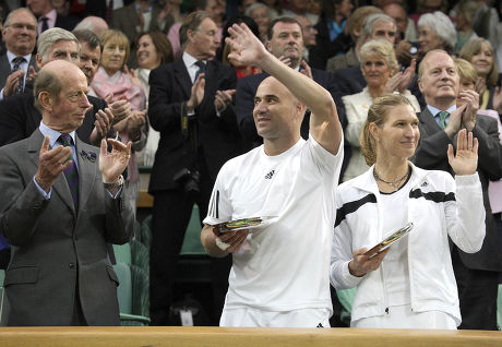 Andre Agassi Steffi Graf Presentation Editorial Stock Photo - Stock ...